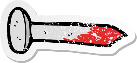 만화 피 묻은 손톱의 복고풍 고민 스티커 1980 1989 년에 대한 스톡 벡터 아트 및 기타 이미지 1980 1989 년 1980년 귀여운 Istock