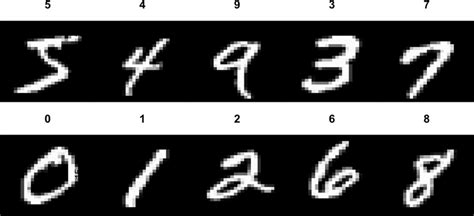 Examples From Mnist Handwritten Digit Database Download Scientific