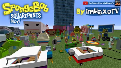 Spongebob Mod Minecraft Pe Mods Download Mod Bikini Bottom For Mcpe