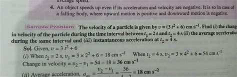 An Object Speeds Up Even If Its Acceleration And Velocity Are Negative