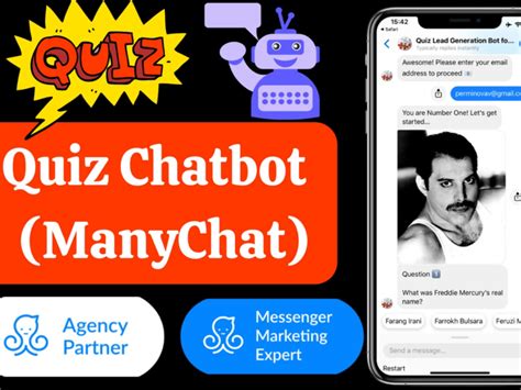 A Manychat Quiz Chatbot On Facebook Or Instagram Upwork