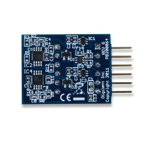 pmod ad1 two 12 bit a d inputs digilent