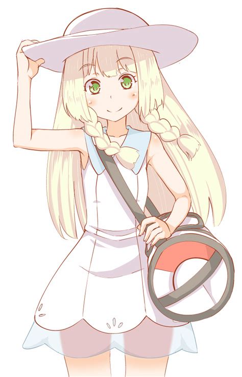 Lillie Pok Mon Pok Mon Sun Moon Image By Pixiv Id Zerochan Anime