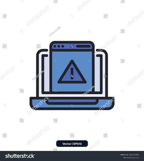Web Error Icon Protection Security Icons Stock Vector Royalty Free Shutterstock