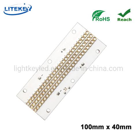 Glue Curing UV LED Module 100 250W 365 380 395 405nm 100X40mm With RoHS UV LED Module And UV