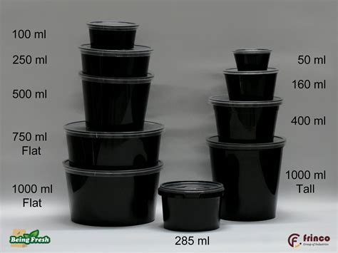 1000 Ml Tall Virgin Plastic Round Container Round Container प्लास्टिक