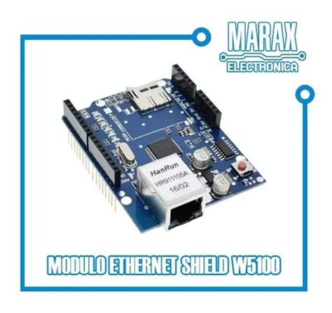 ethernet shield wiznet w5100 internet para arduino mercadolibre