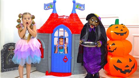 Diana And Roma Pretend Play Halloween Adventure Youtube