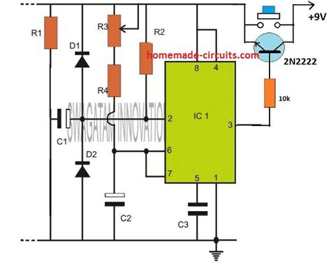 Adjustable Timer Circuit Using IC Homemade Circuit Projects