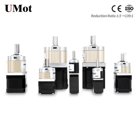 고정밀 토크 유성 기어 감속기 스테퍼 모터 기어박스 포함 20 28 35 42mm Nema 8 11 14 17 비율 27 51 71 100139