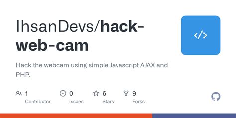 GitHub IhsanDevs Hack Web Cam Hack The Webcam Using Simple Javascript AJAX And PHP