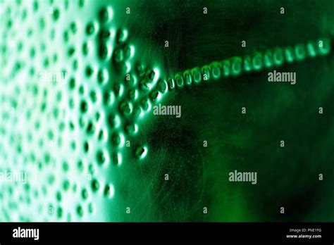 Binary Code Digital Language Emerging From A Numerical Cloud Stock