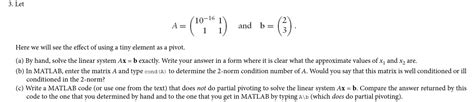 Solved Code Is Provided For You To Run Gaussian Elimination Chegg