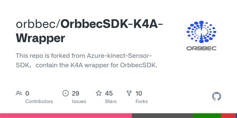 Github Orbbecorbbecsdk K4a Wrapper This Repo Is Forked From Azure Kinect Sensor Sdk，contain