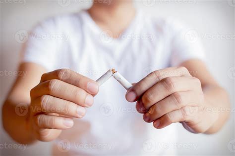 Men Quit Smoking For Good Health Stock Photo At Vecteezy