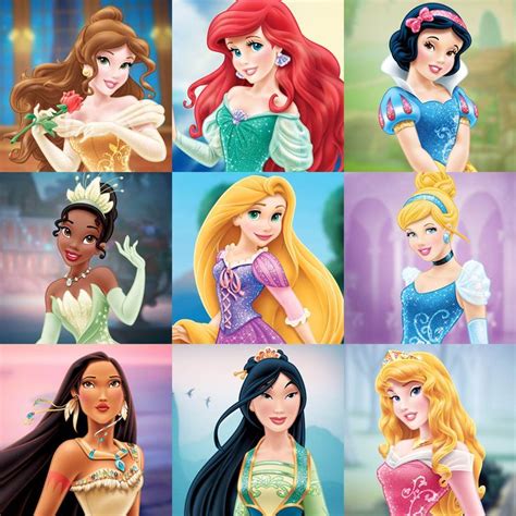 Female Disney Princesses