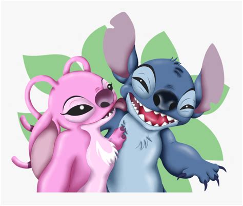 Cute Stitch And Angel HD Png Download Transparent Png Image PNGitem
