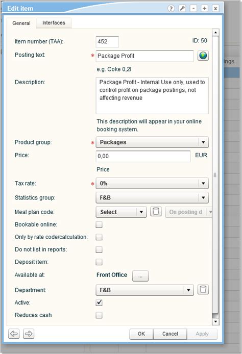 Advanced Packages Configuration
