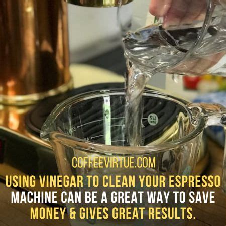 How To Clean An Espresso Machine With Vinegar Step Wise