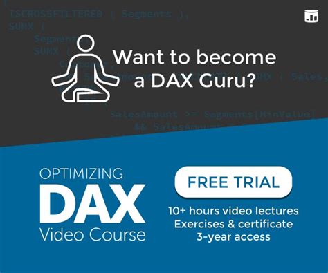 Optimizing Dax Video Course
