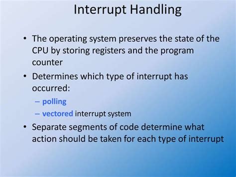 Operatingsystem03handlingofinterrupts 210603182850pptx