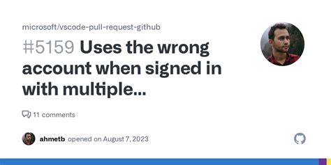 Uses The Wrong Account When Signed In With Multiple Accounts