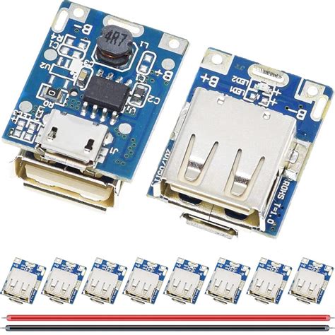 Amazon Com DAOKAI Pcs V Step Up Board Lithium Battery Charging Protection Board Step Up
