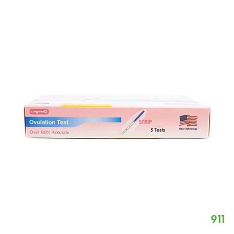 ลองเมด ชุดทดสอบหาวันตกไข่ Longmed Ovulation Test Strip 911drugstore