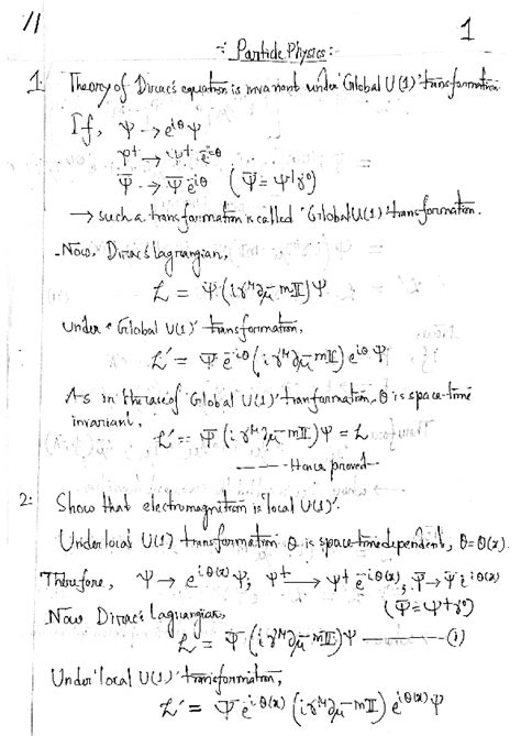 Pdf Some Notes On Particle Physics
