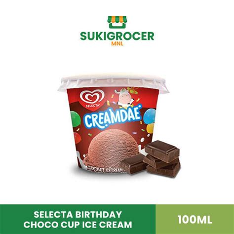Selecta Birthday Choco Cup Ice Cream 100ml Shopee Philippines