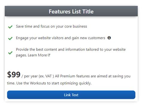 Features List Widget Creative Add Ons For Elementor