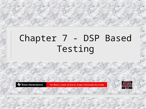 PPT Chapter DSP Based Testing DOKUMEN TIPS