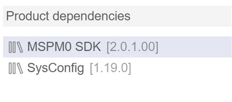参考译文 Mspm0g3507：更新 Sdk 和 Sysconfig 的版本 基于 Arm 的微控制器（参考译文帖）read