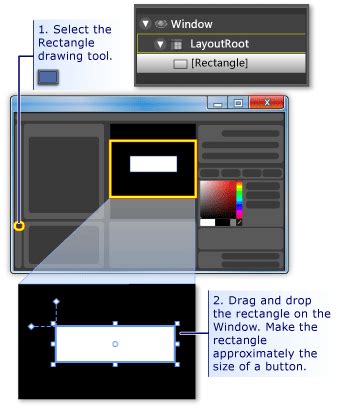 演练：使用 Microsoft Expression Blend 创建按钮 - WPF .NET Framework | Microsoft Learn