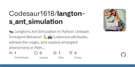 github codesaur1618 langton s ant simulation 🐜 langton s ant