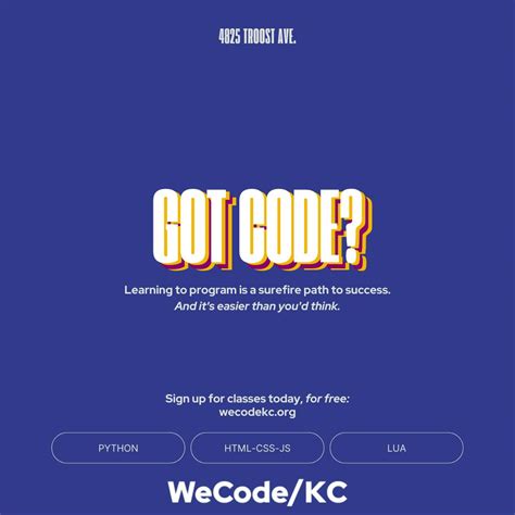 Wecode Kc 🚀 Ready To Unlock The Power Of Coding Join Us