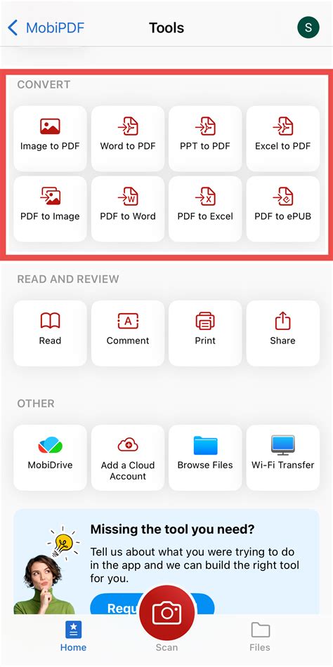 Cómo convertir archivos a PDF con MobiPDF en iOS MobiSystems