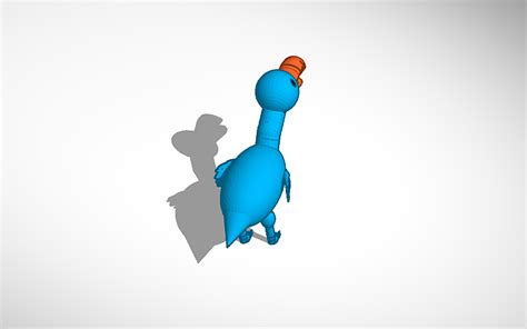 3d Design Terror Bird Tinkercad