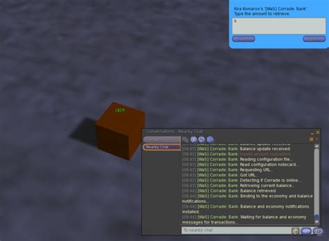 second life marketplace [was] corrade bank