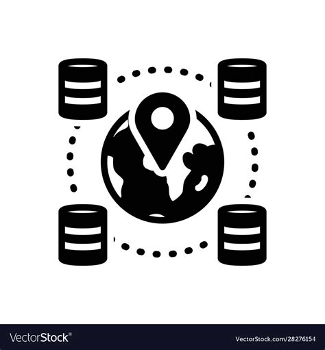 Geospatial Royalty Free Vector Image Vectorstock