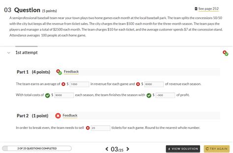 solved question 5 points e see page 252 a semiprofessional
