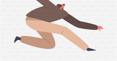 남자는 행동으로 도약하고 남자 캐릭터는 하얀 배경에 고립되어 점프한다 극단적인 파쿠르 스포츠 활동 힙합 댄서 스포츠맨이