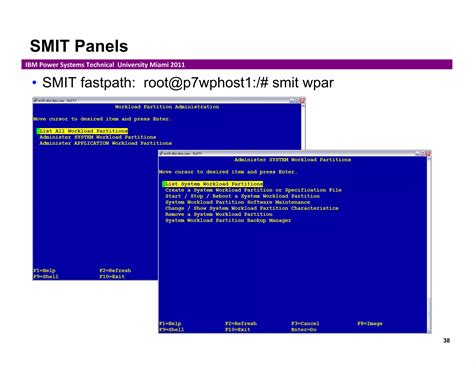 presentation aix workload partitions wpa rs ppt