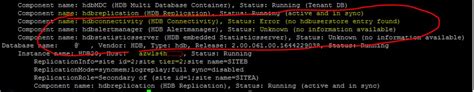 Database Unavailable Hdb Connectivity Issue Pa Sap Community