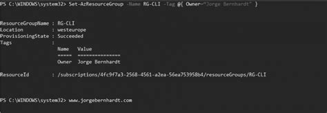 Tag Azure Resources Using Az Powershell Cmdlets · Jorge Bernhardt