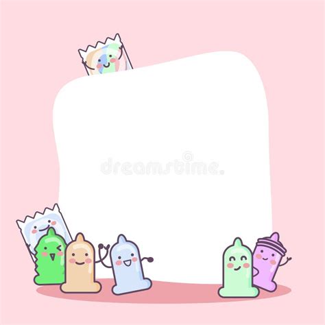 Safe Sex Concept Stock Vector Illustration Of Cartoon