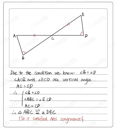 Solved Create A Flowchart To Show Whether The Following Triangles Are Congruent Make Sure