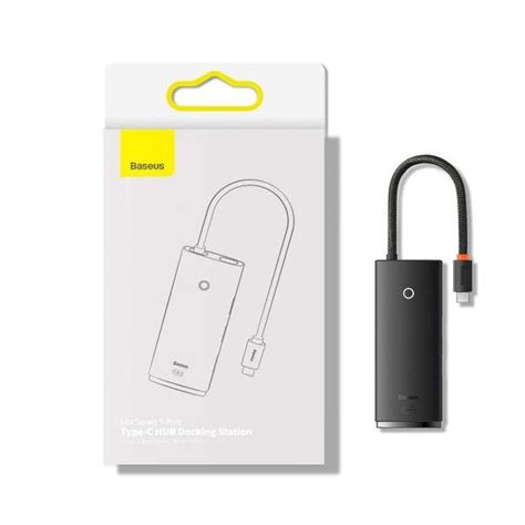 Baseus Hub Lite Series In Adapter Cable M Black