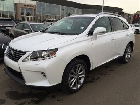 New White 2015 Lexus Rx 450h Awd Hybrid Sport Design Edition Review