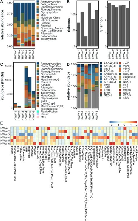 resistome identification a the relative abundance of args to